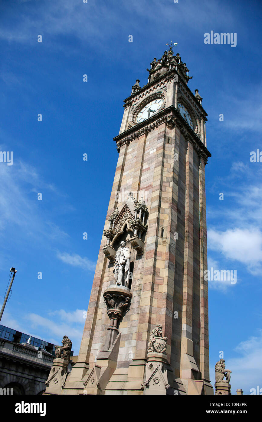 Albert Memorial Clock Tower, Belfast, Nordirland/ Northern Ireland (nur ...