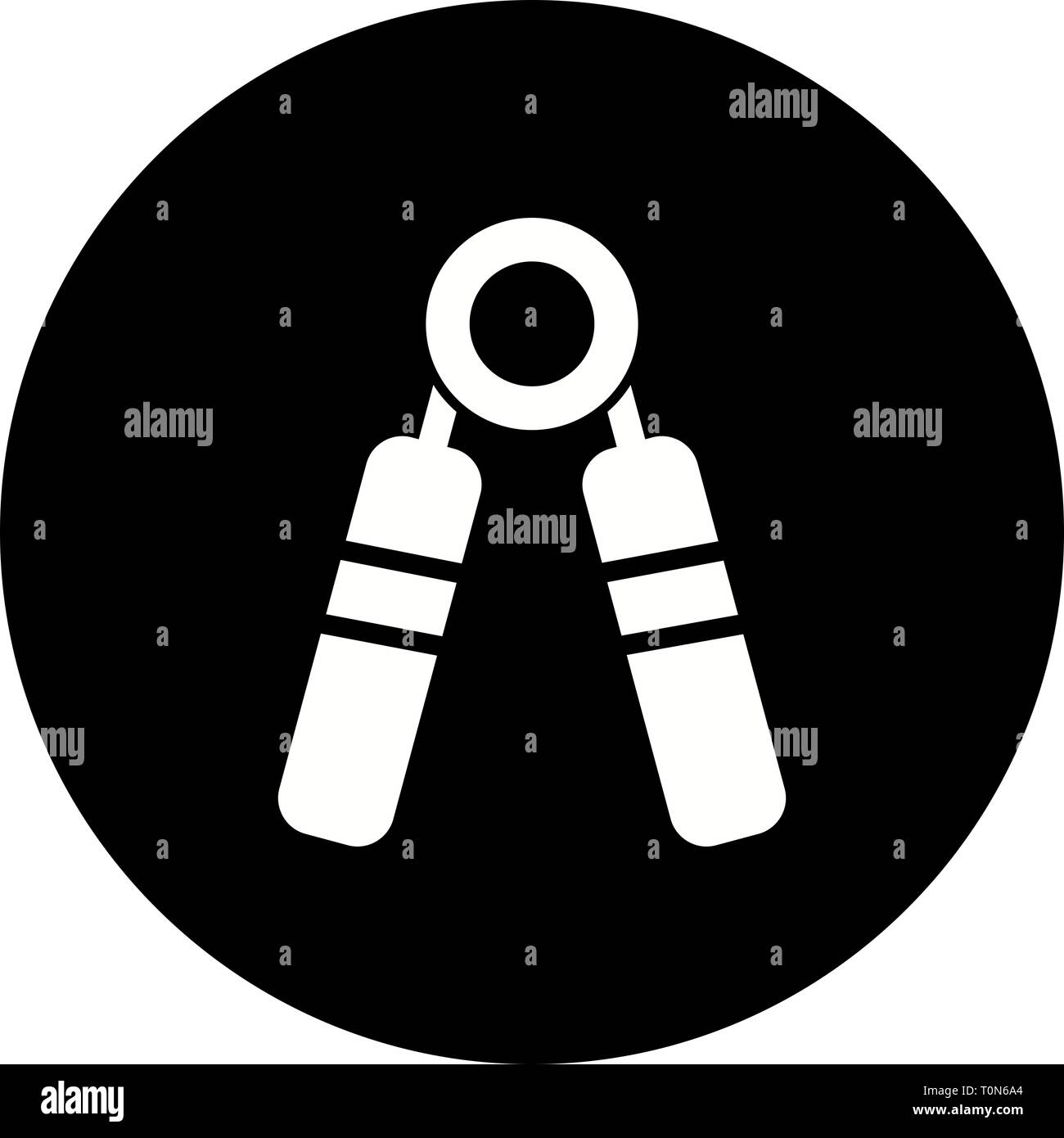 Illustration strength Icon Stock Photo - Alamy