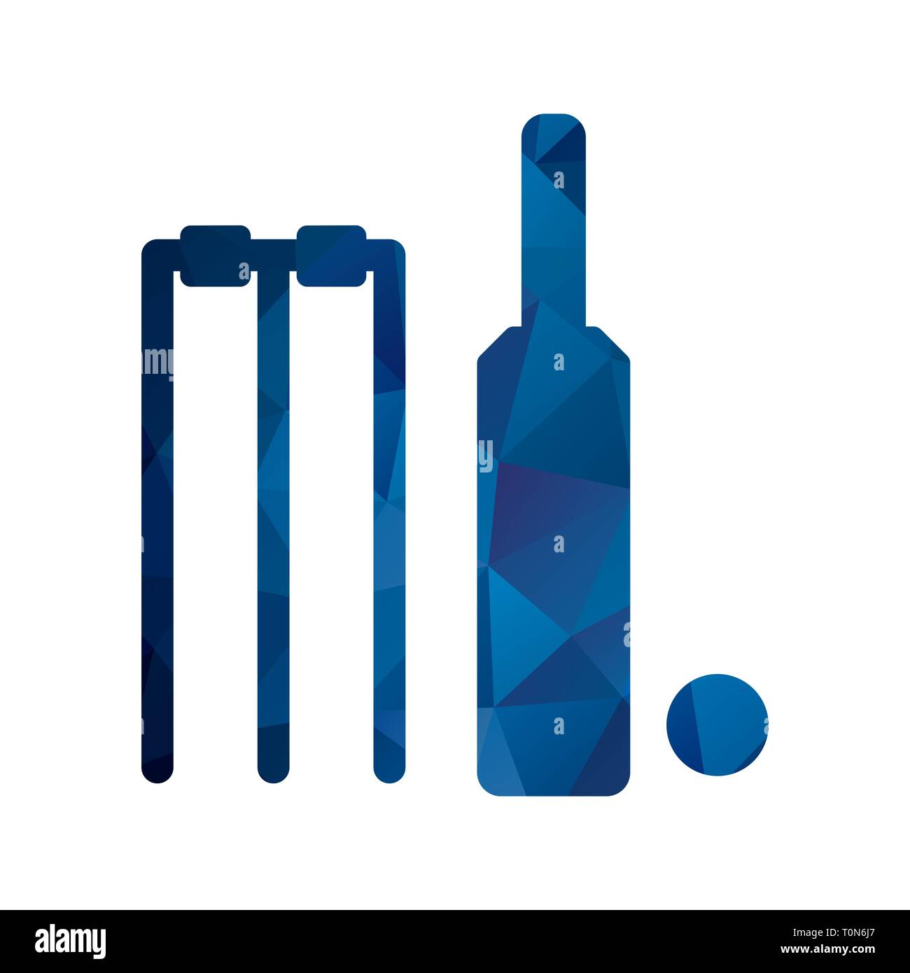 Cricket stumps outline hi-res stock photography and images - Alamy