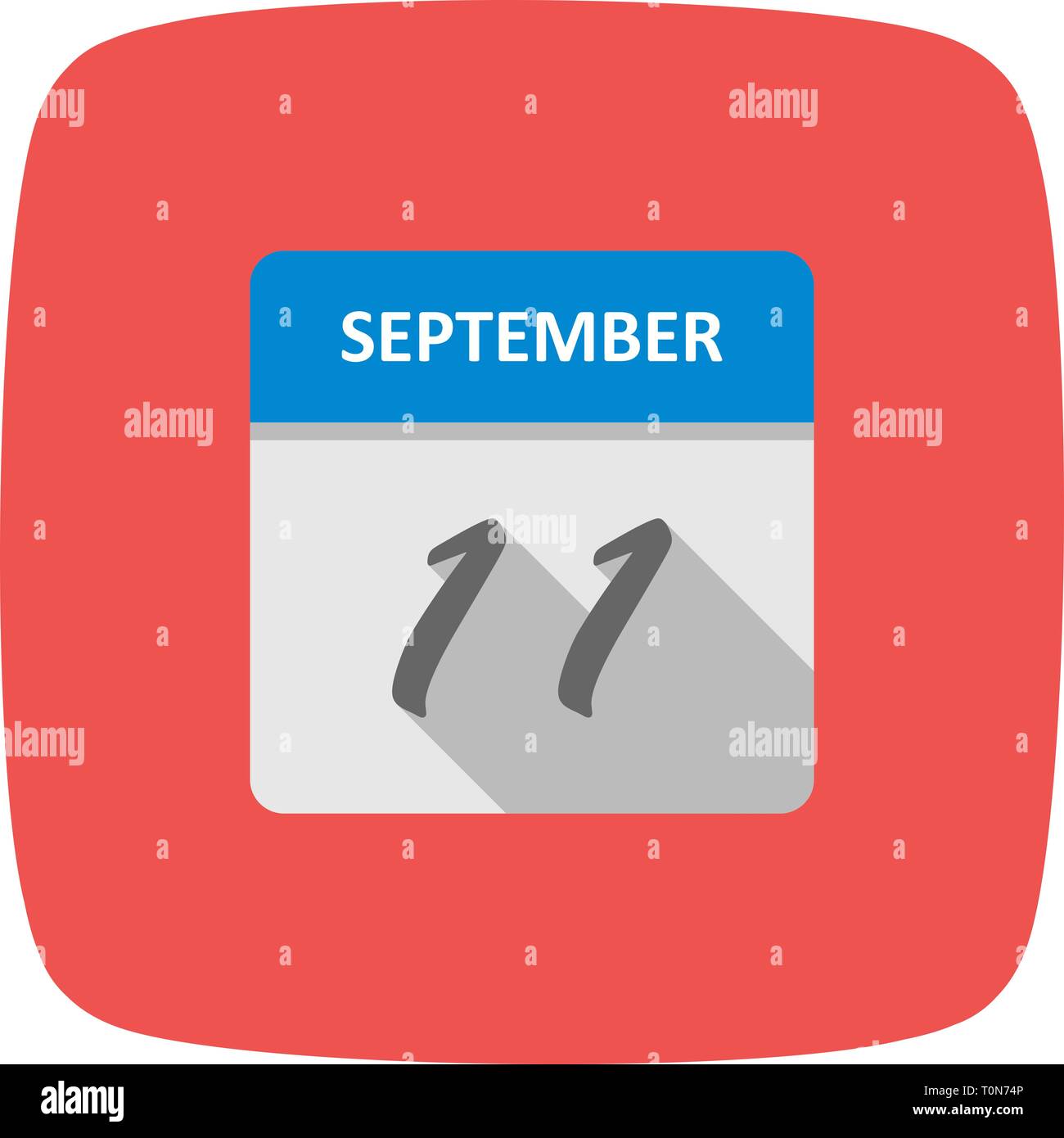 September 11th Date on a Single Day Calendar Stock Photo - Alamy