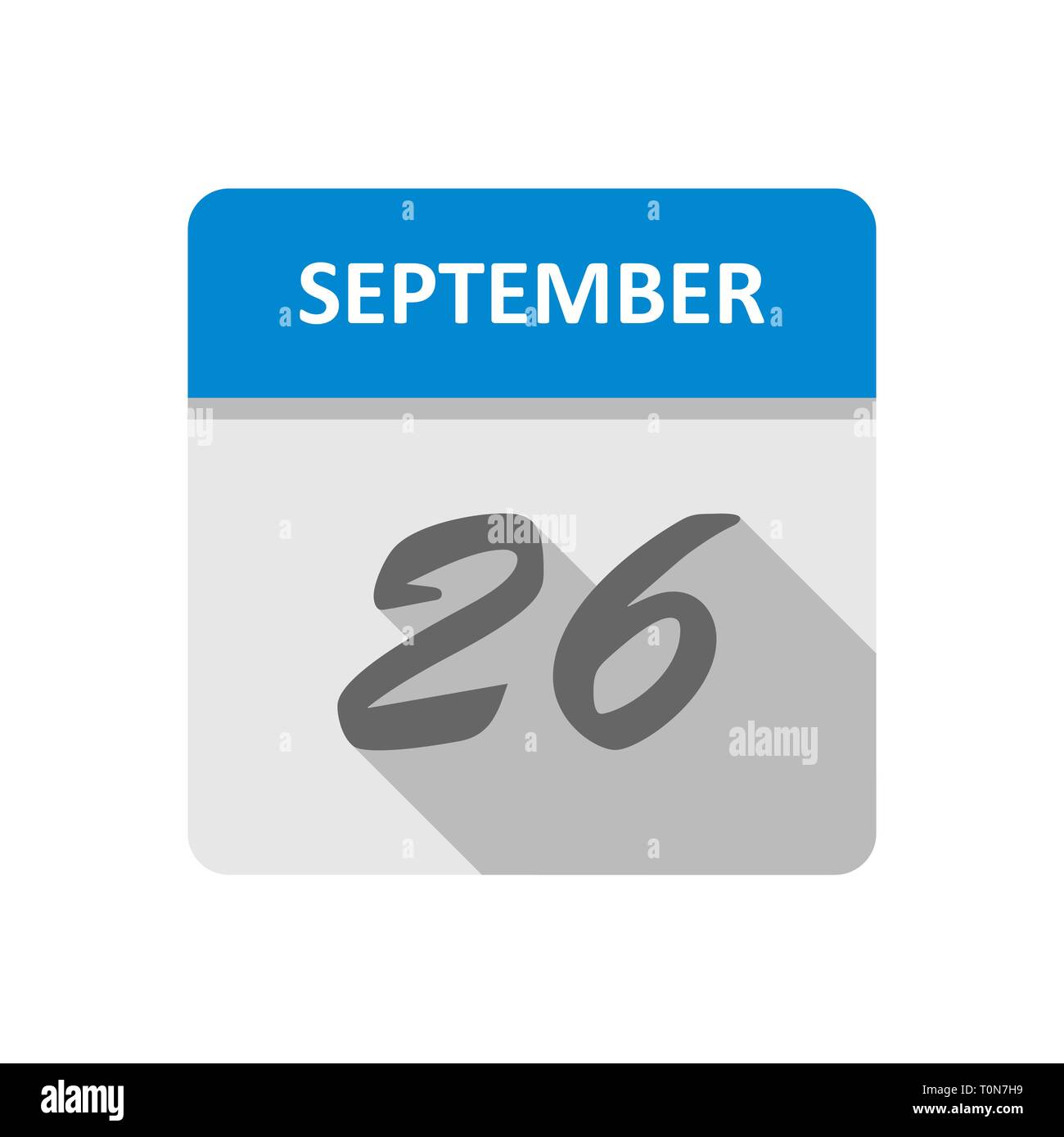 September 26 date Cut Out Stock Images & Pictures - Alamy