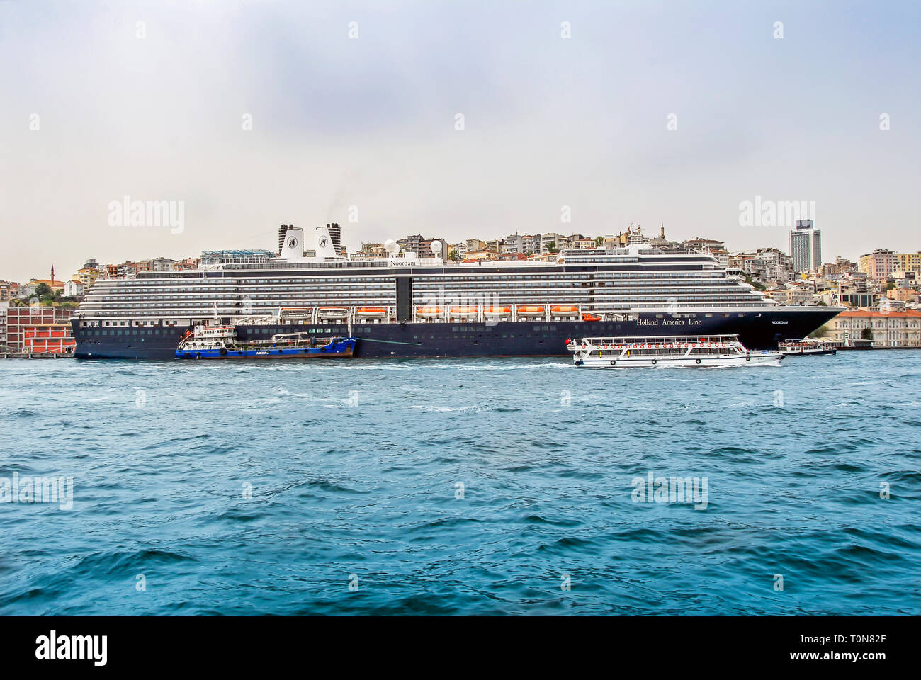Istanbul, Turkey, 17 May 2013: The Karakoy in the Beyoglu district of ...