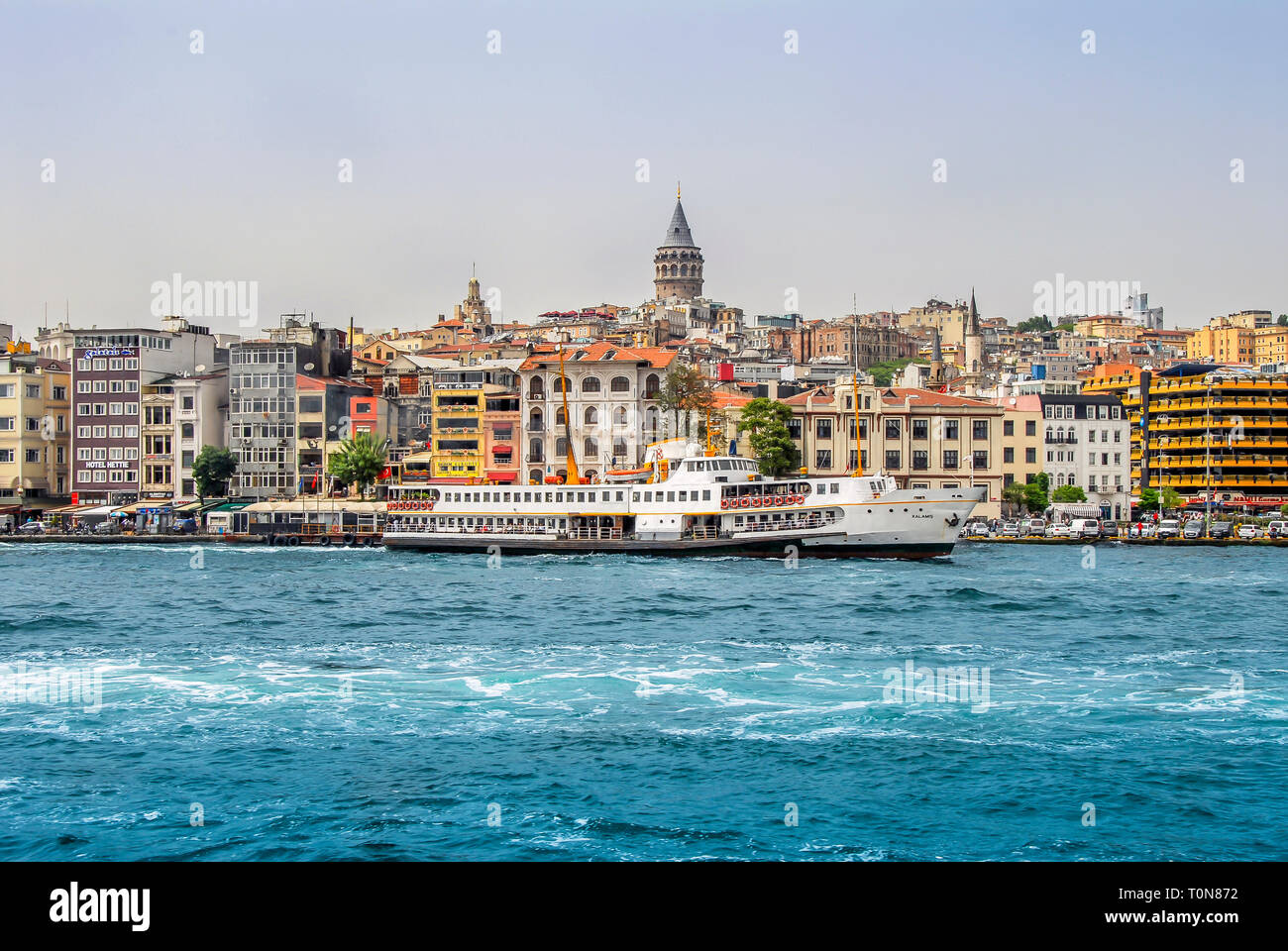 Istanbul, Turkey, 17 May 2013: The Karakoy in the Beyoglu district of ...