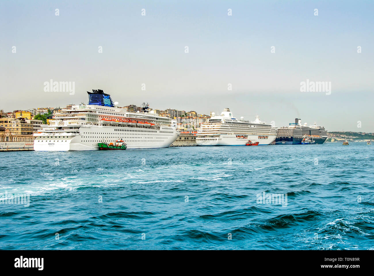 Istanbul, Turkey, 17 May 2013: The Karakoy in the Beyoglu district of ...