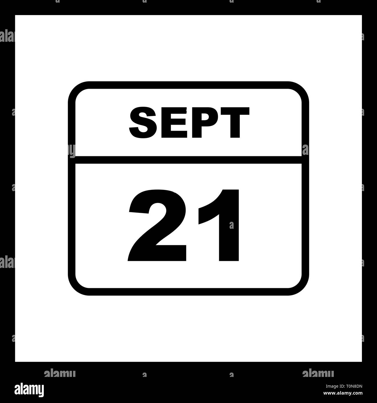 21 day september Black and White Stock Photos & Images - Alamy