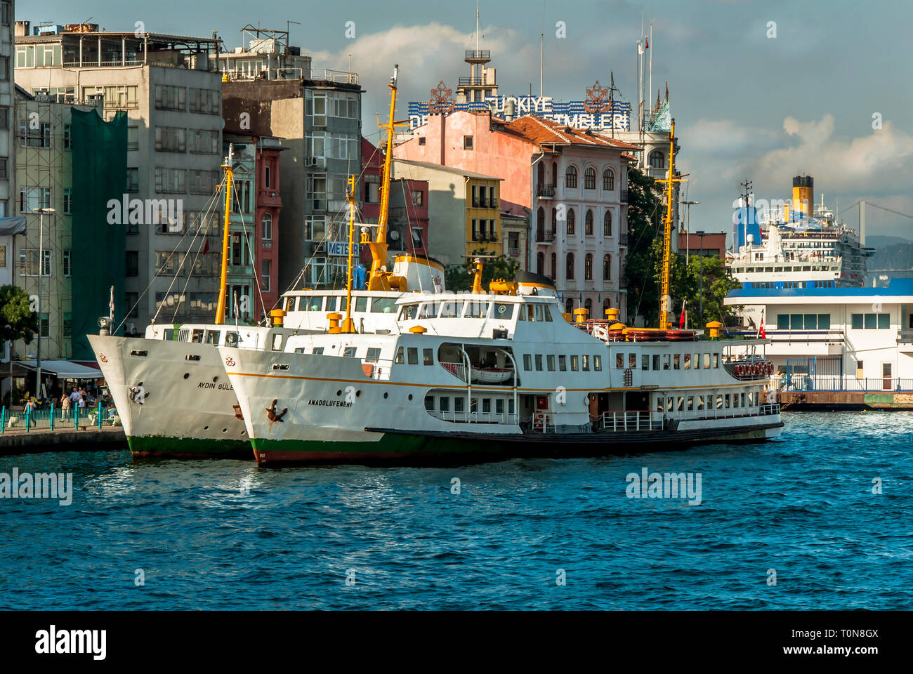 Istanbul, Turkey, 22 June 2006: The Karakoy in the Beyoglu district of ...