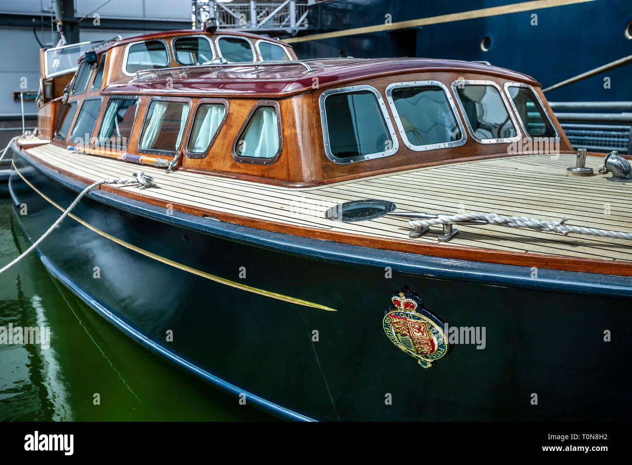 The Royal Barge, ship's launch, HMY Britannia, Leith (Edinburgh ...