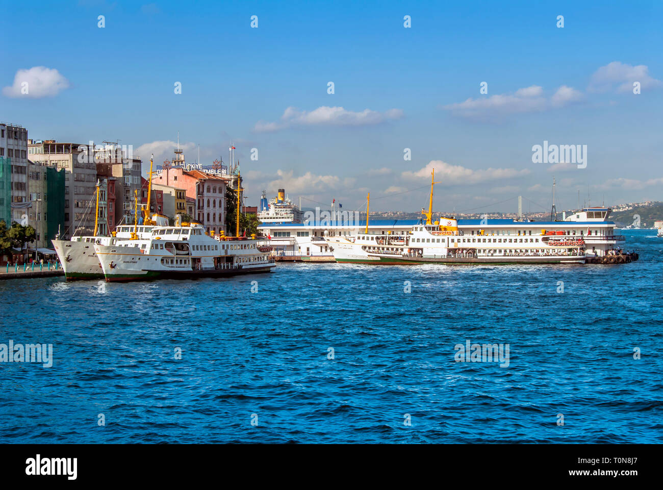 Istanbul, Turkey, 22 June 2006: The Karakoy in the Beyoglu district of ...