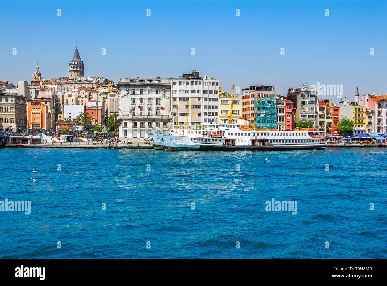 Istanbul, Turkey, 30 April 2008: The Karakoy in the Beyoglu district of ...