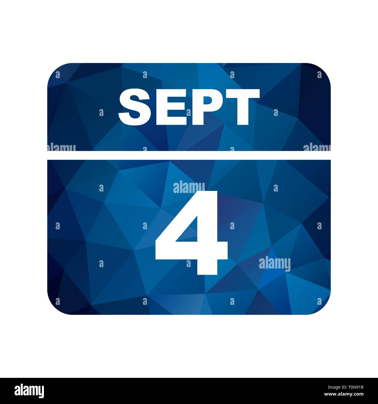 September 4th Date on a Single Day Calendar Stock Photo - Alamy
