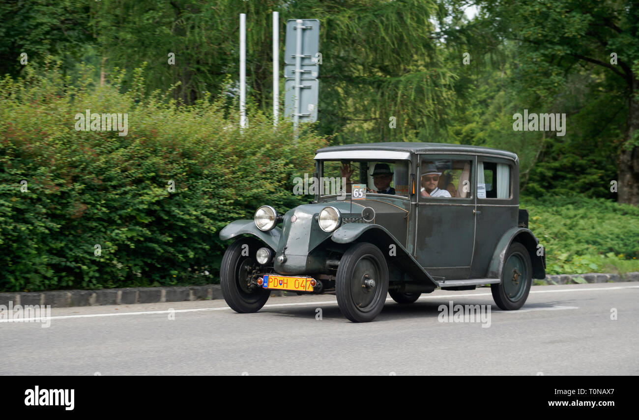 Tatra 12 from 1930. Tatransky Oldtimer 2018. Tatranska Lomnica ...