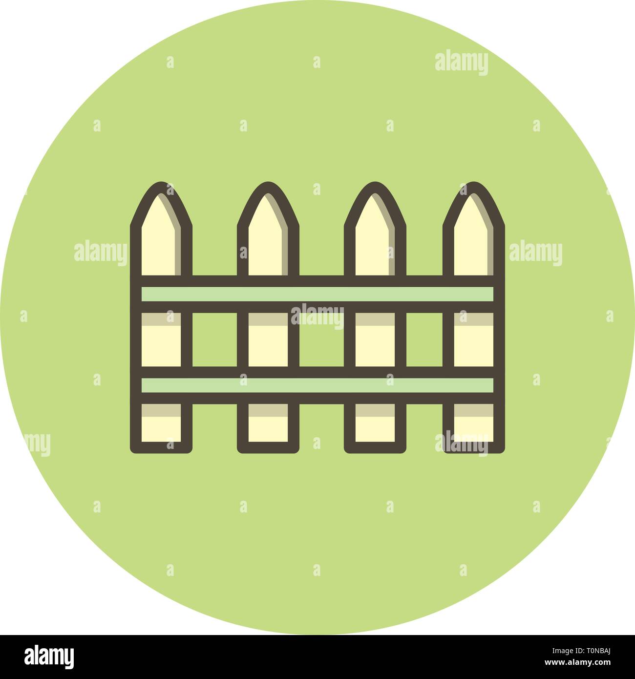 Square fence icon circle hi-res stock photography and images - Alamy