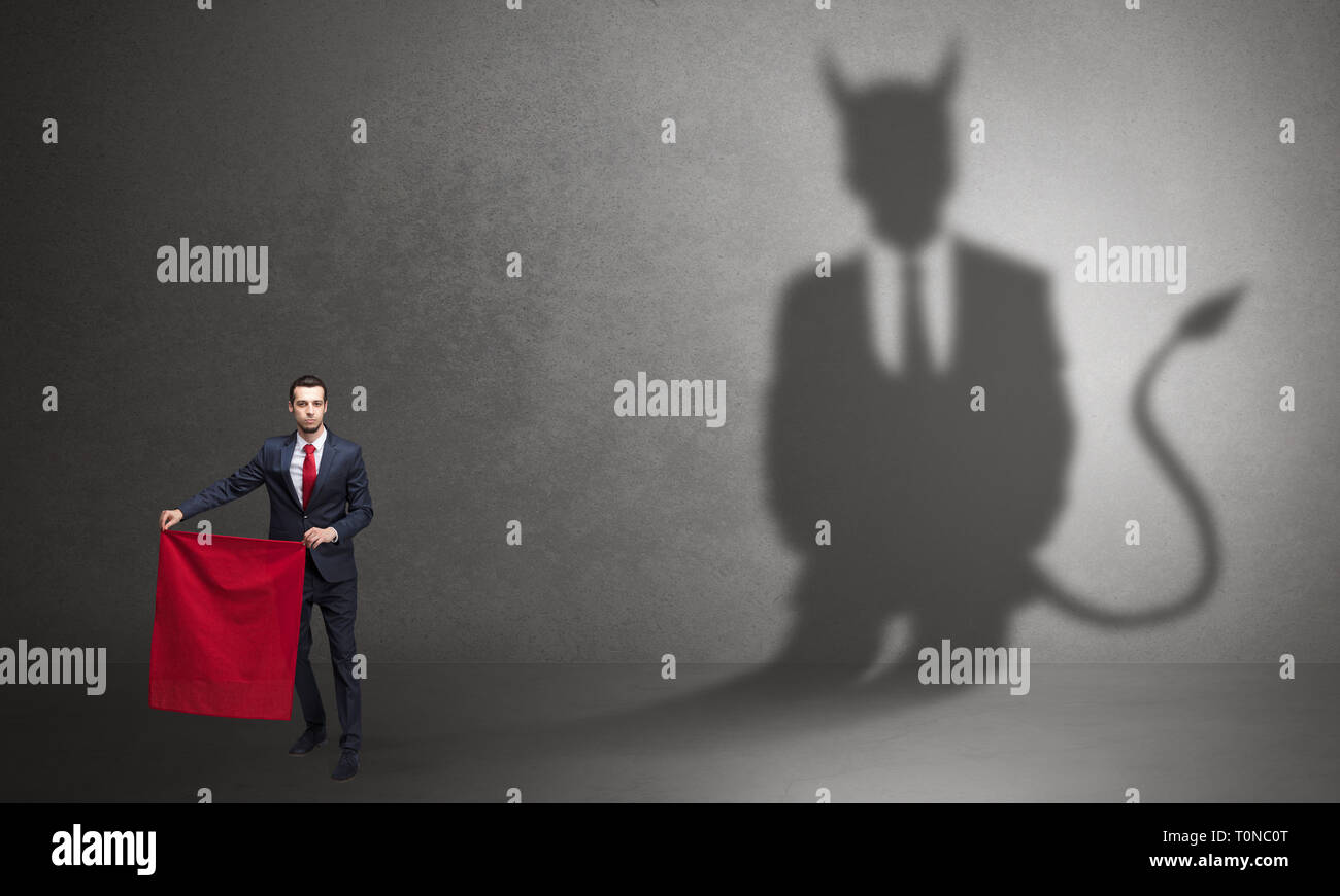 Devil shadow hi-res stock photography and images - Alamy