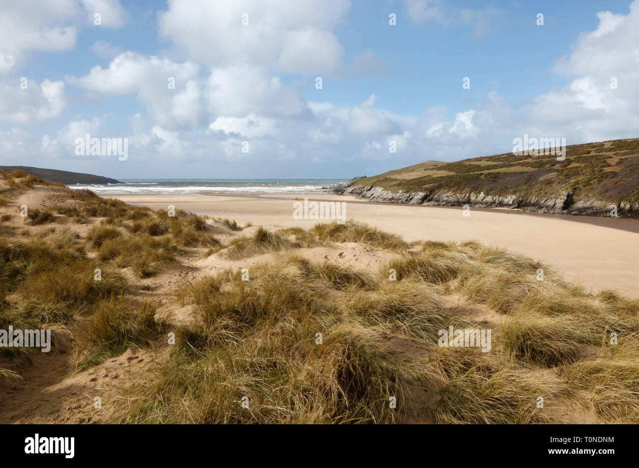 Crantock Beach, Crantock, Cornwall, England, UK Stock Photo - Alamy