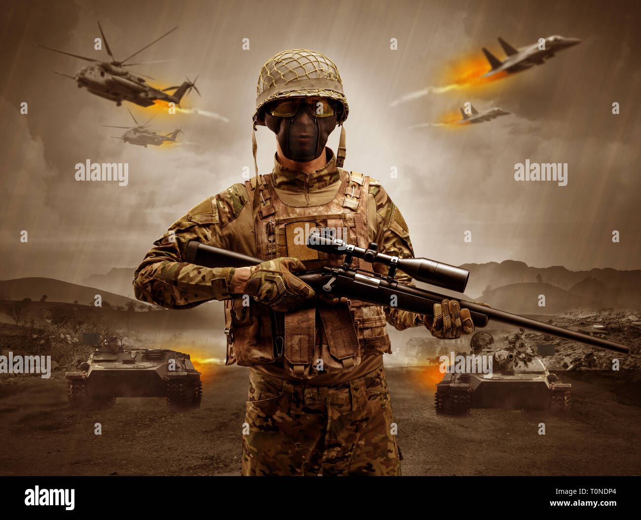 Swat officer sniper rifle hi-res stock photography and images - Alamy