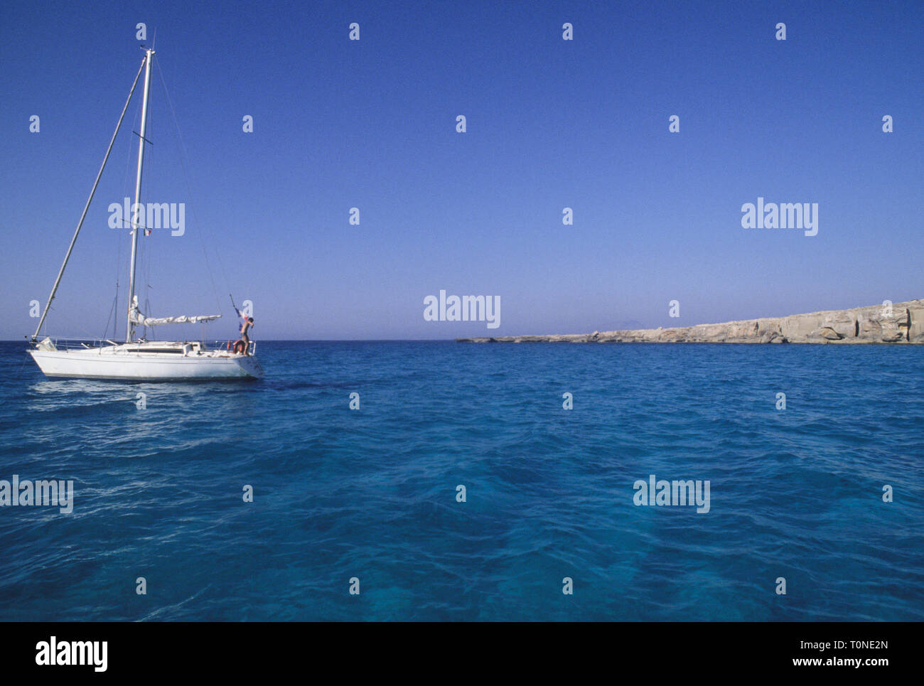 favignana island, cala rossa, egadi islands, trapani province, sicilia ...