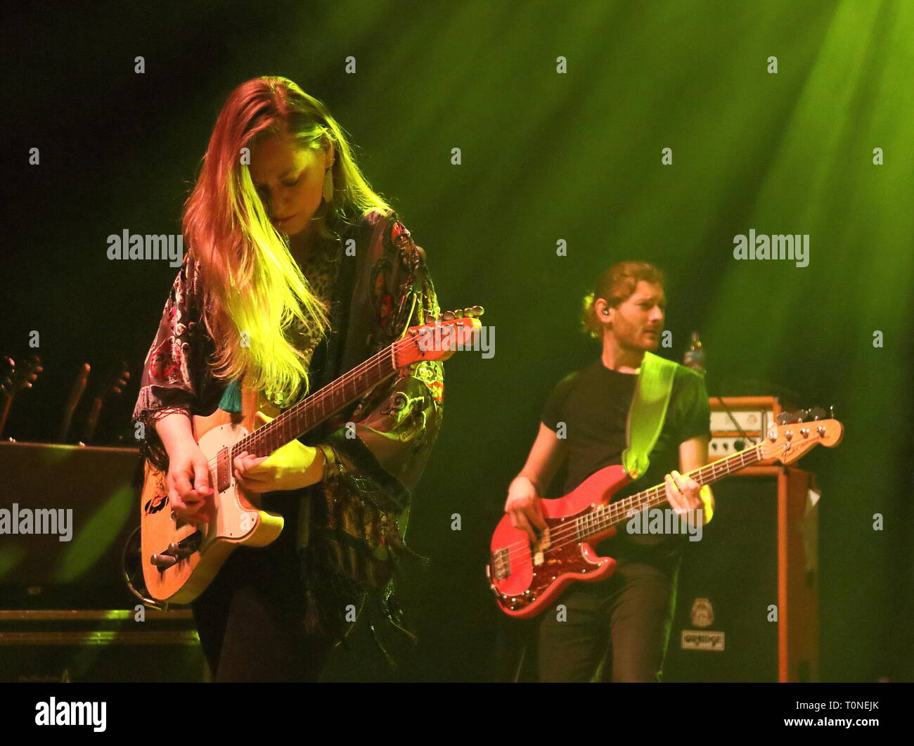 Top British Blues guitarist Joanne Shaw Taylor seen performing during ...