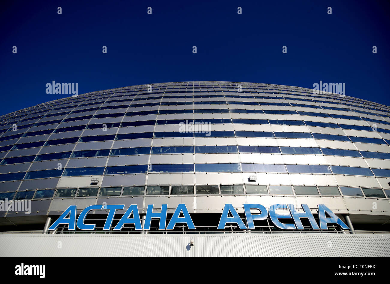 A general view of the Astana Arena ahead of the UEFA Euro 2020 ...