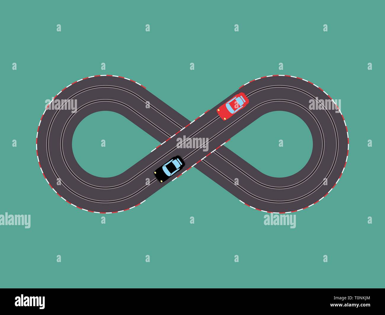 Slot car toy Stock Vector Images - Alamy