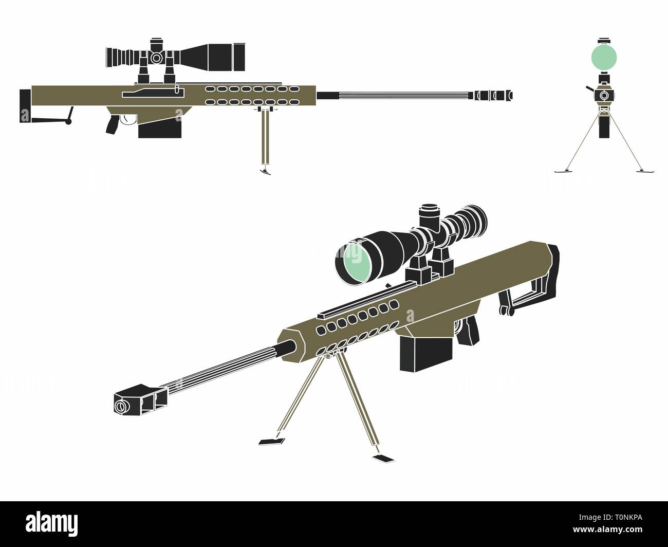 Police swat sniper Stock Vector Images - Alamy
