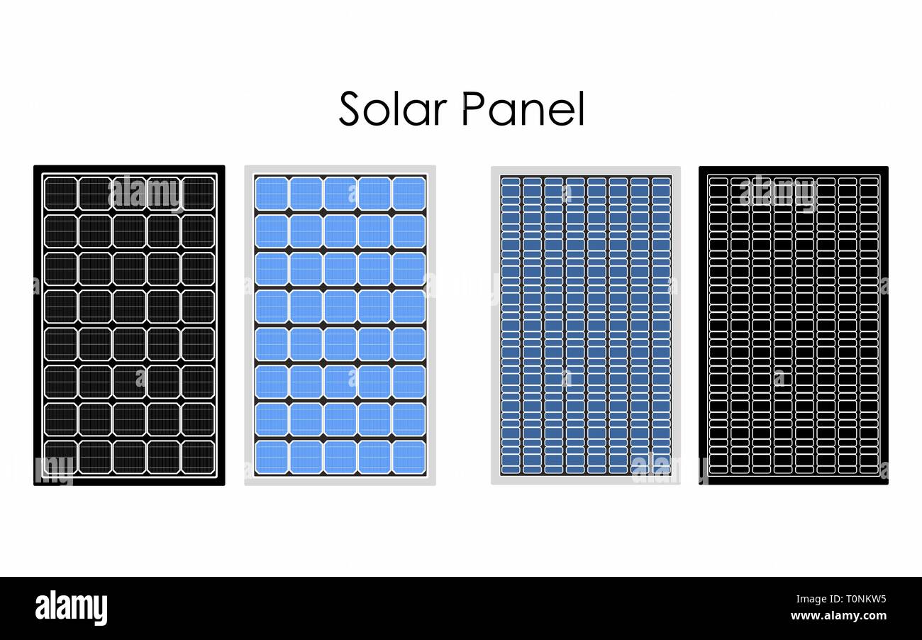 Solar panels convert Cut Out Stock Images & Pictures - Alamy