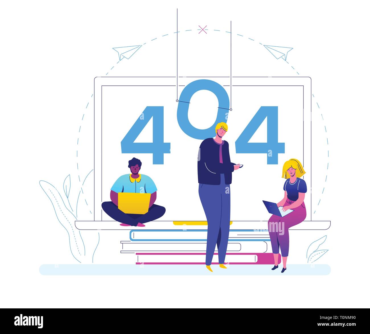 Modern graphic graphic connection image Cut Out Stock Images & Pictures ...