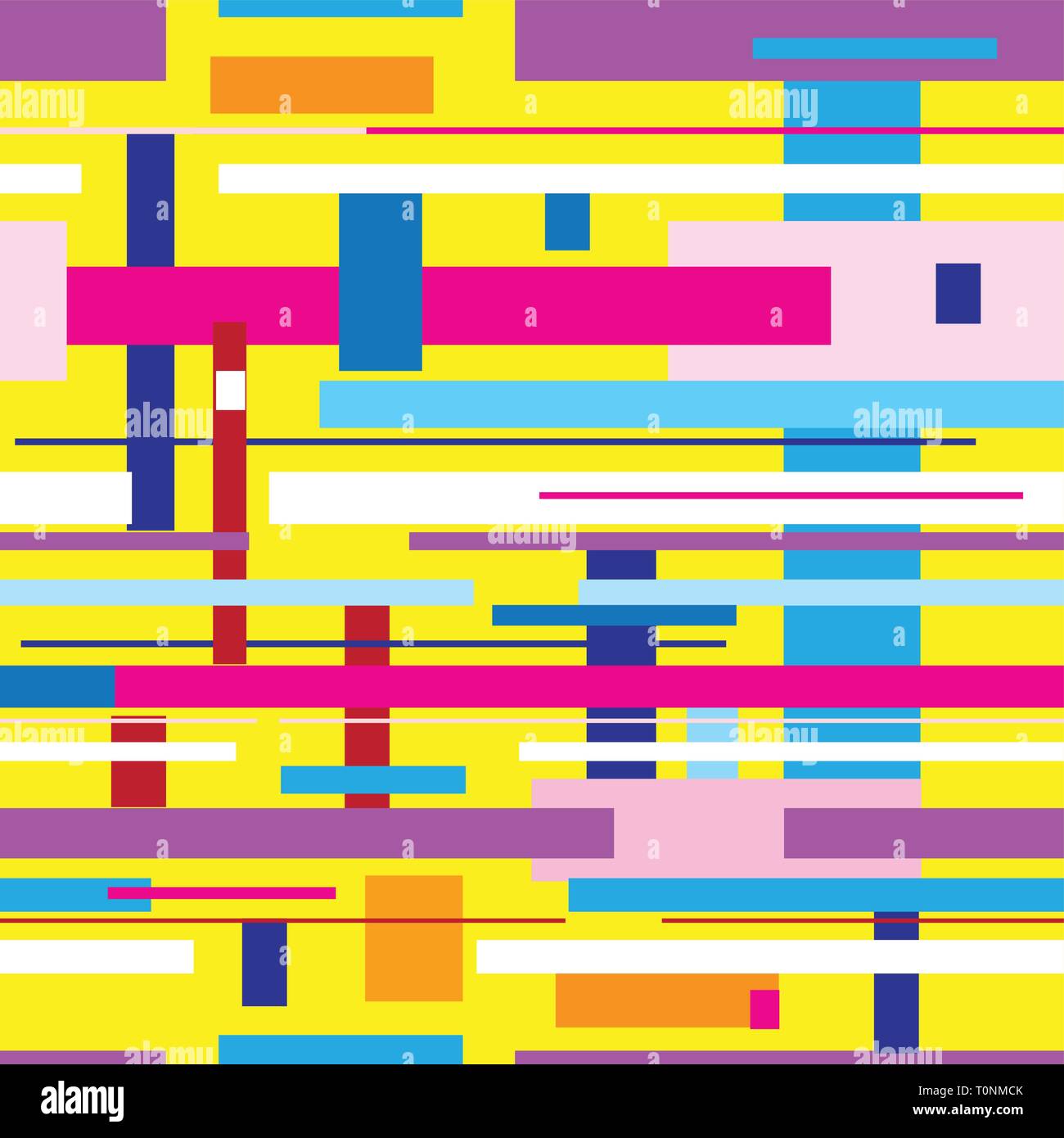 Seamless abstract multicolored geometry line stripes pattern Stock ...