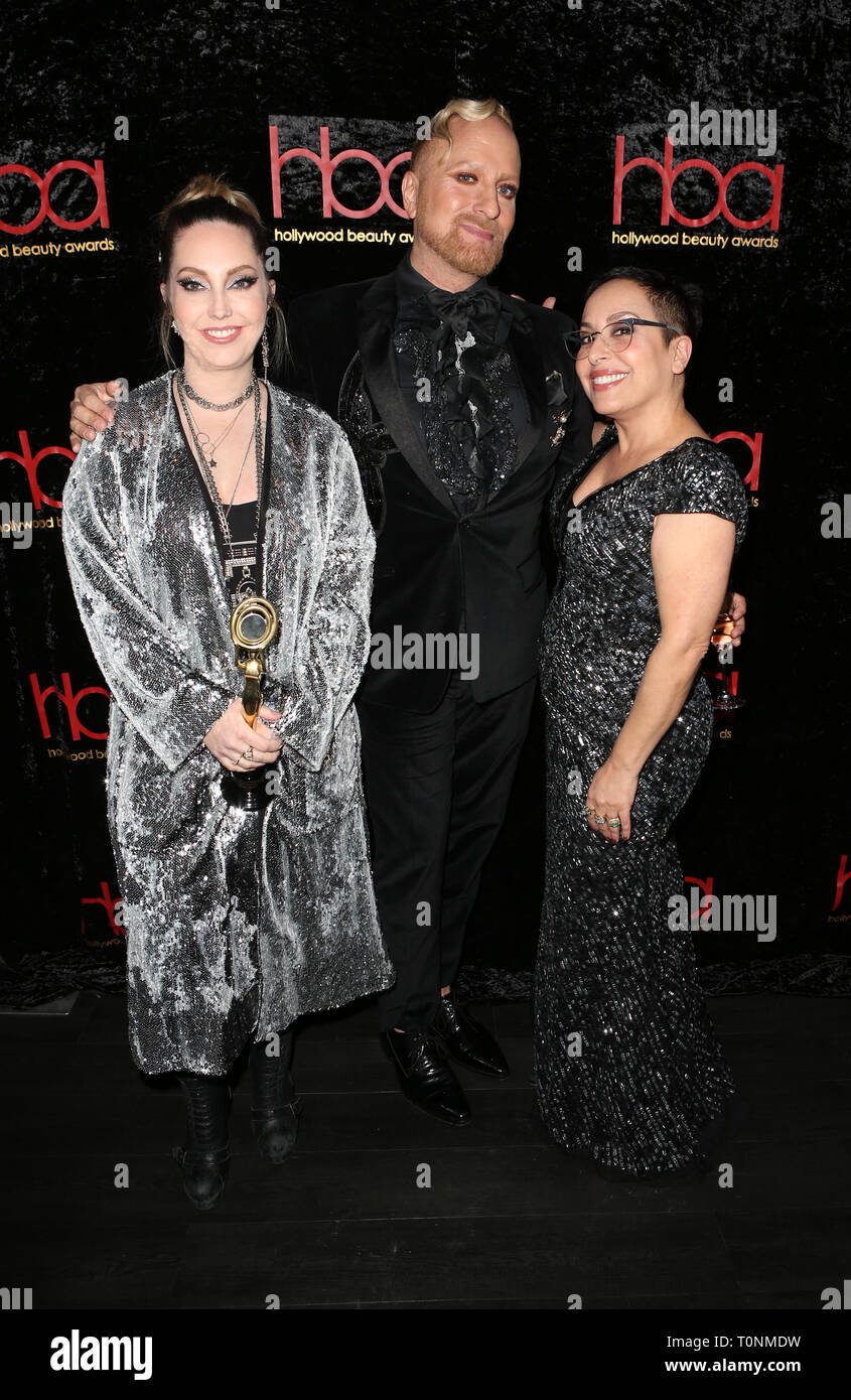 2019 Hollywood Beauty Awards Backstage Featuring: Sarah Tanno, Gregory ...