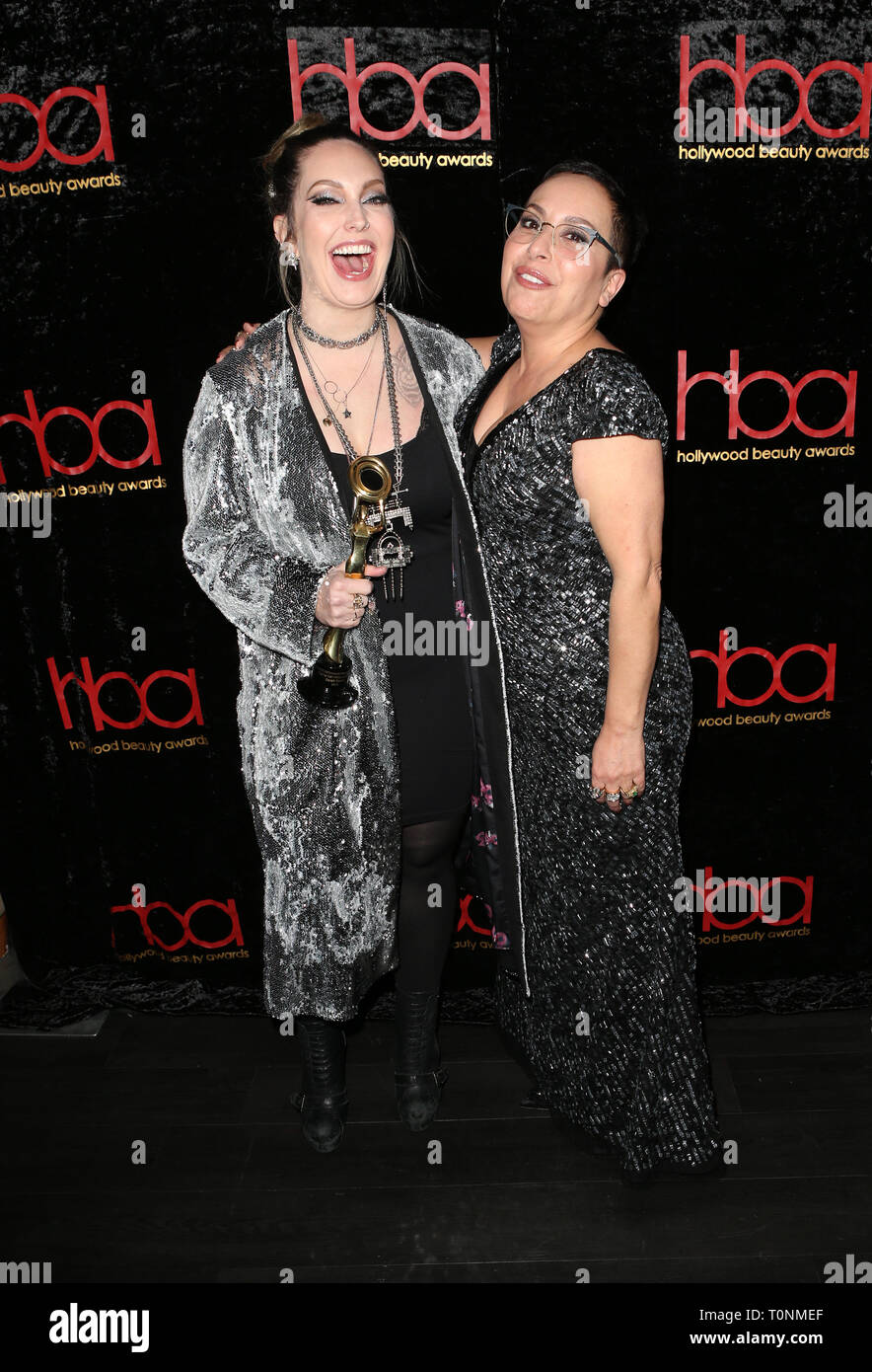 2019 Hollywood Beauty Awards Backstage Featuring: Sarah Tanno, Angela ...