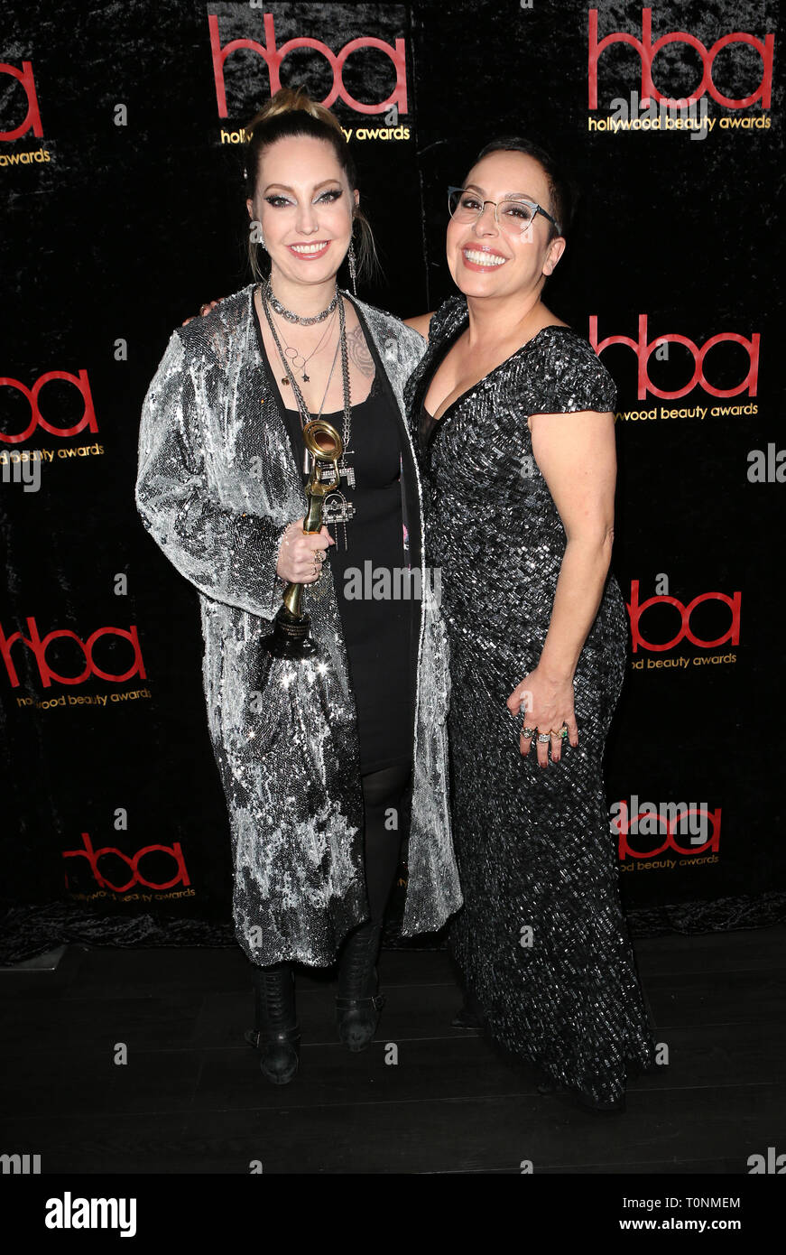 2019 Hollywood Beauty Awards Backstage Featuring: Sarah Tanno, Angela ...