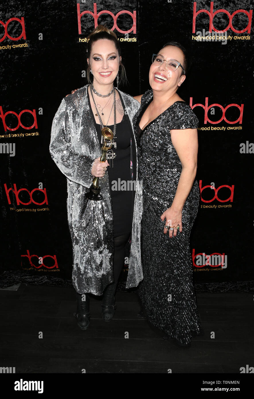 2019 Hollywood Beauty Awards Backstage Featuring: Sarah Tanno, Angela ...