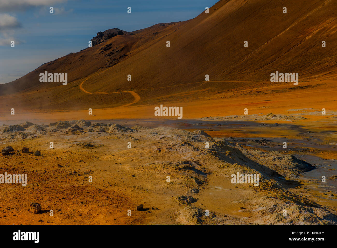 Iceland Volcano Area Hot Spot Thermal Springs Stock Photo - Alamy