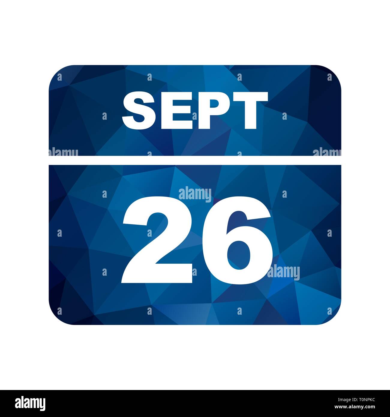 September 26 date Cut Out Stock Images & Pictures - Alamy