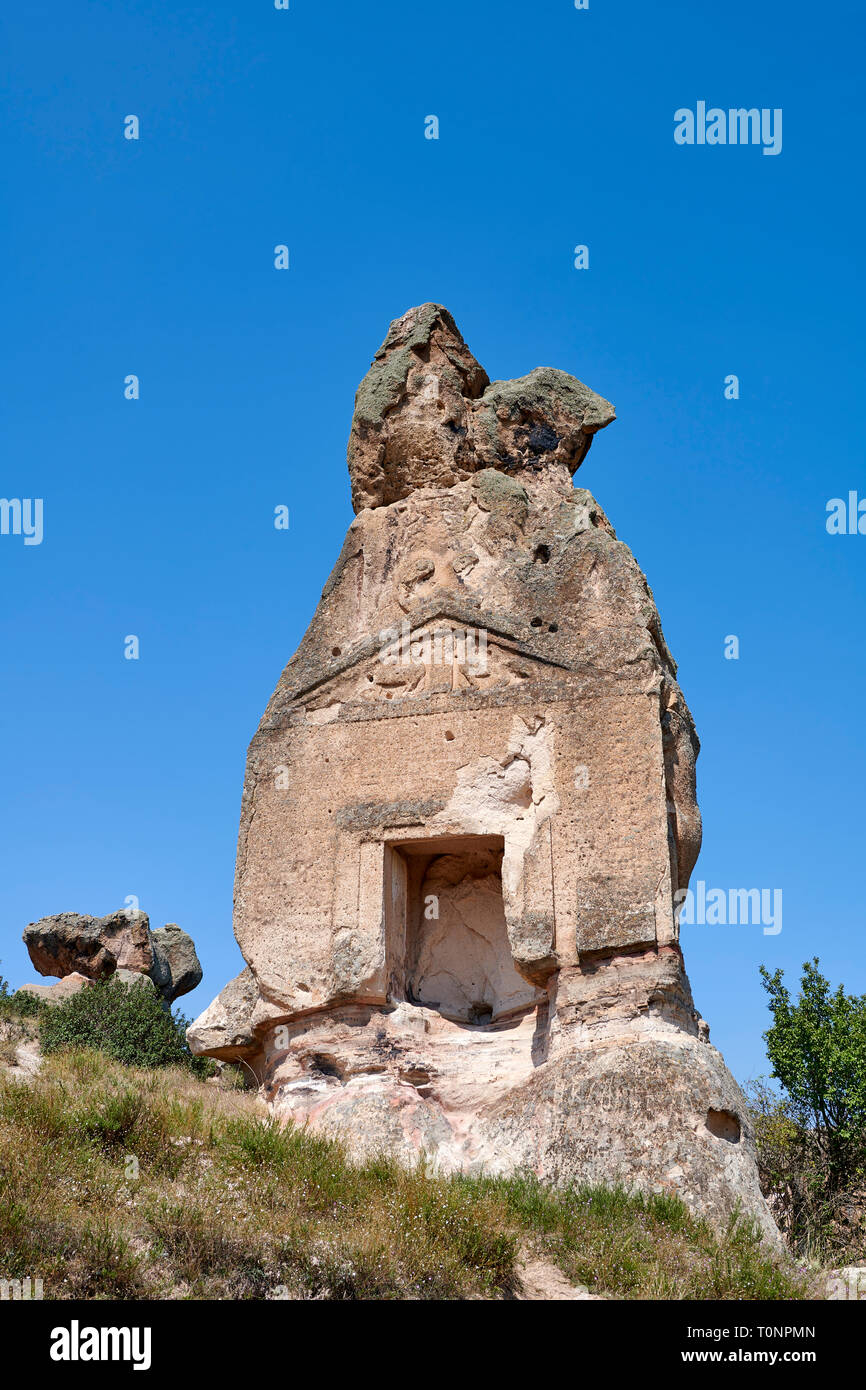 Phrygian temple of Aslankaya, 7th century BC. Phyrigian Valley, Emre ...