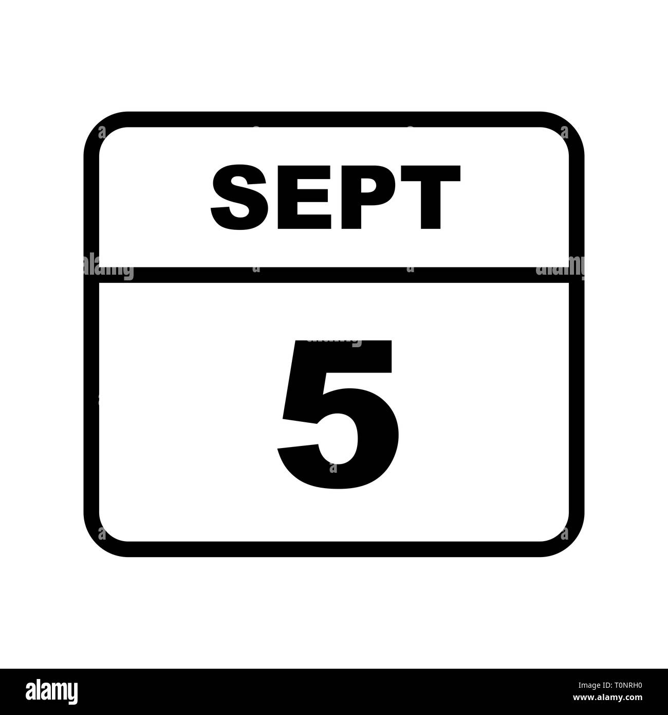 September 5th Cut Out Stock Images & Pictures - Alamy