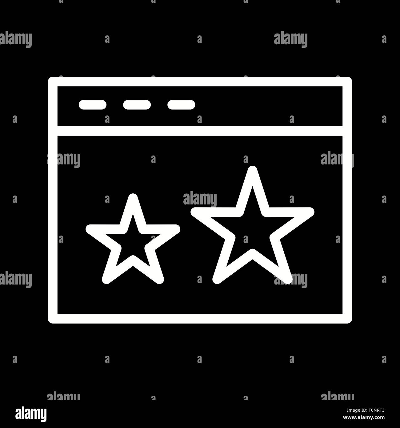 Starred Icon High Resolution Stock Photography and Images - Alamy