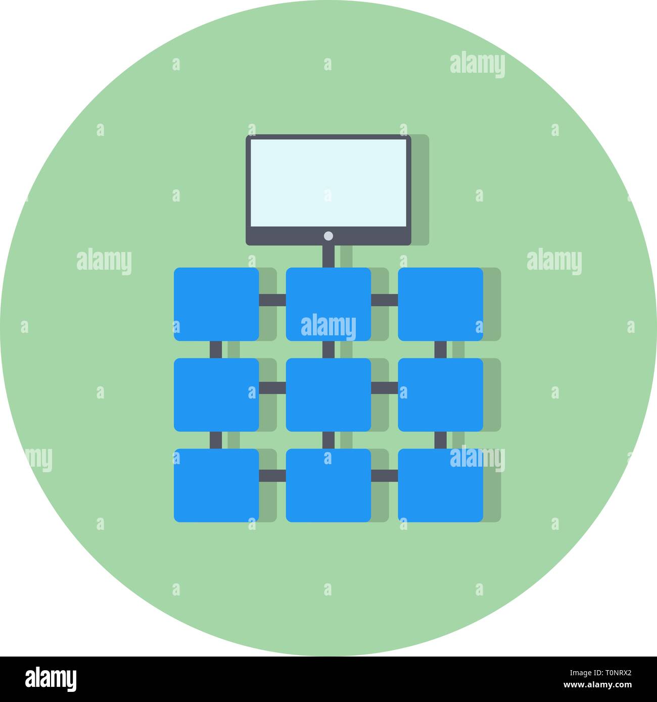 Illustration Network Icon Stock Photo - Alamy