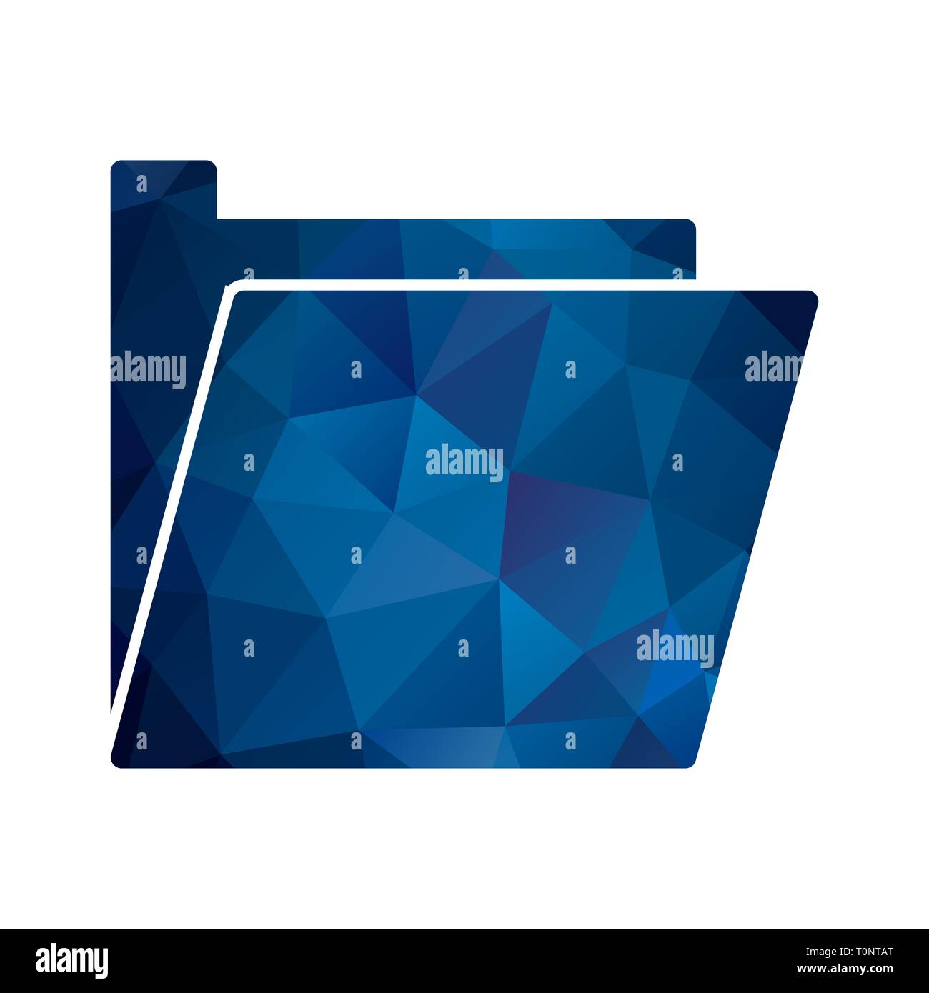 Illustration Folder Icon Stock Photo - Alamy