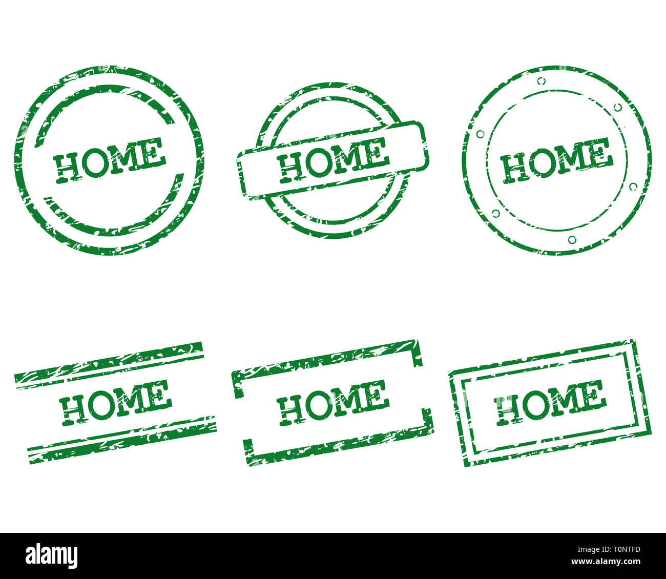 Home stamps Cut Out Stock Images & Pictures - Alamy