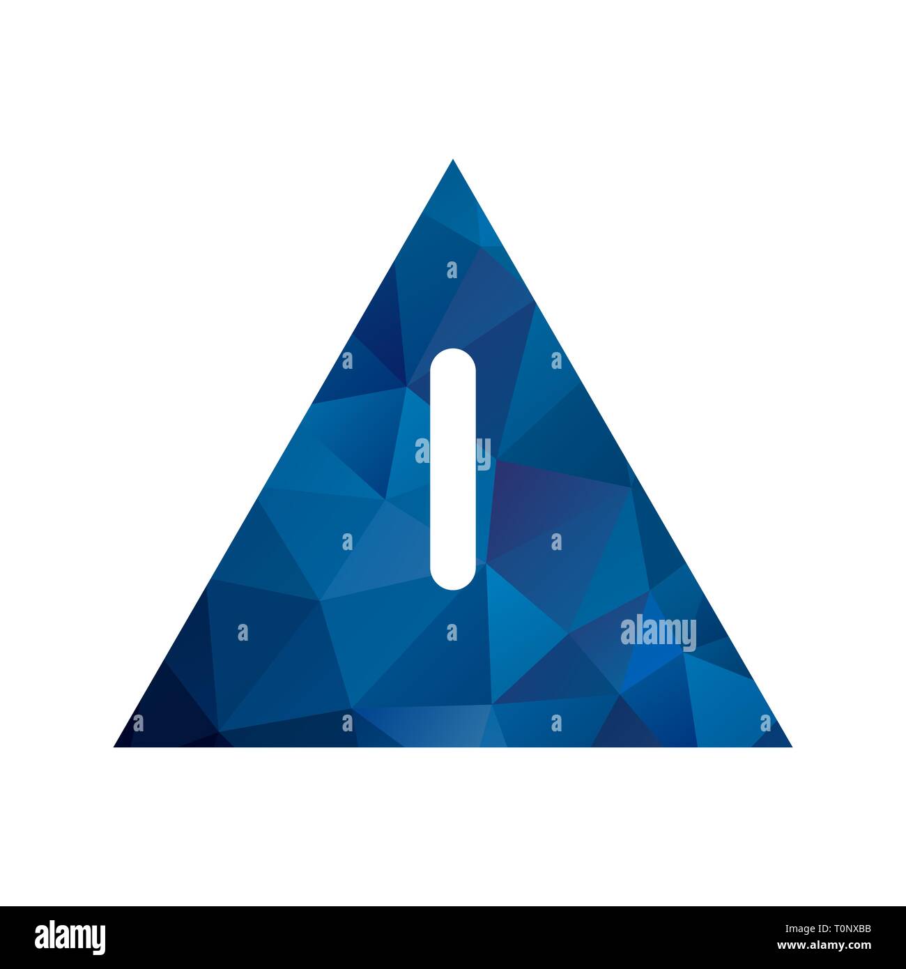 Warning sign gradient icons hi-res stock photography and images - Alamy