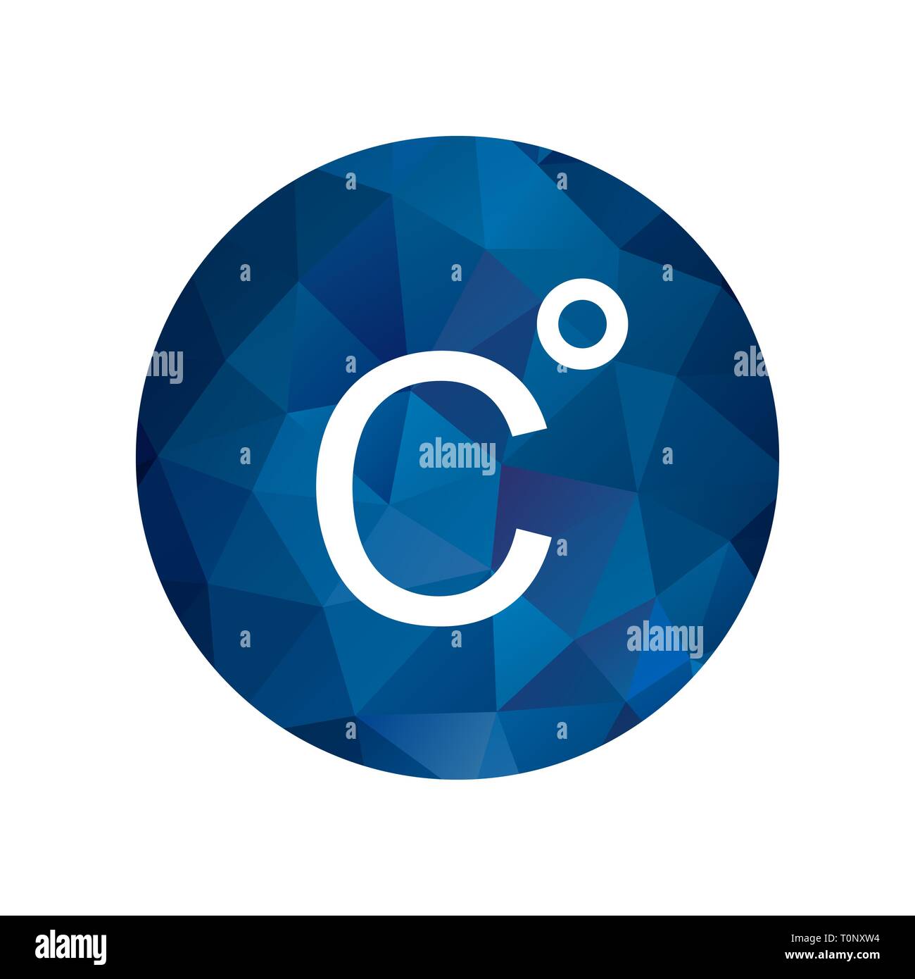 Illustration Celsius Icon Stock Photo - Alamy