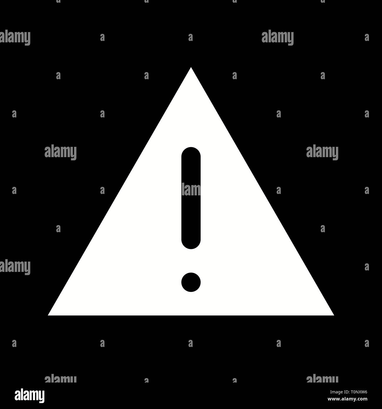 Warning sign gradient icons hi-res stock photography and images - Alamy