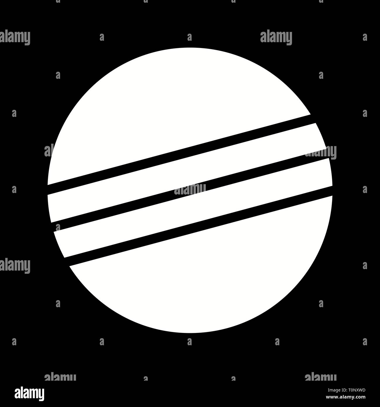 Illustration Eclipse Icon Stock Photo - Alamy