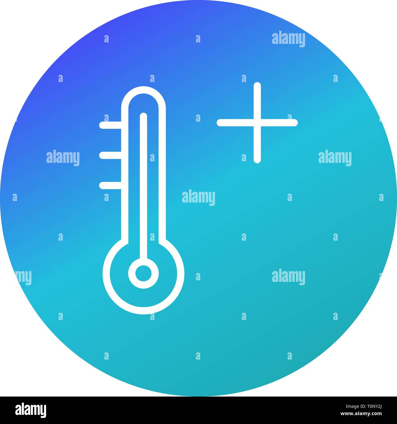 Illustartion Hot Icon Stock Photo - Alamy