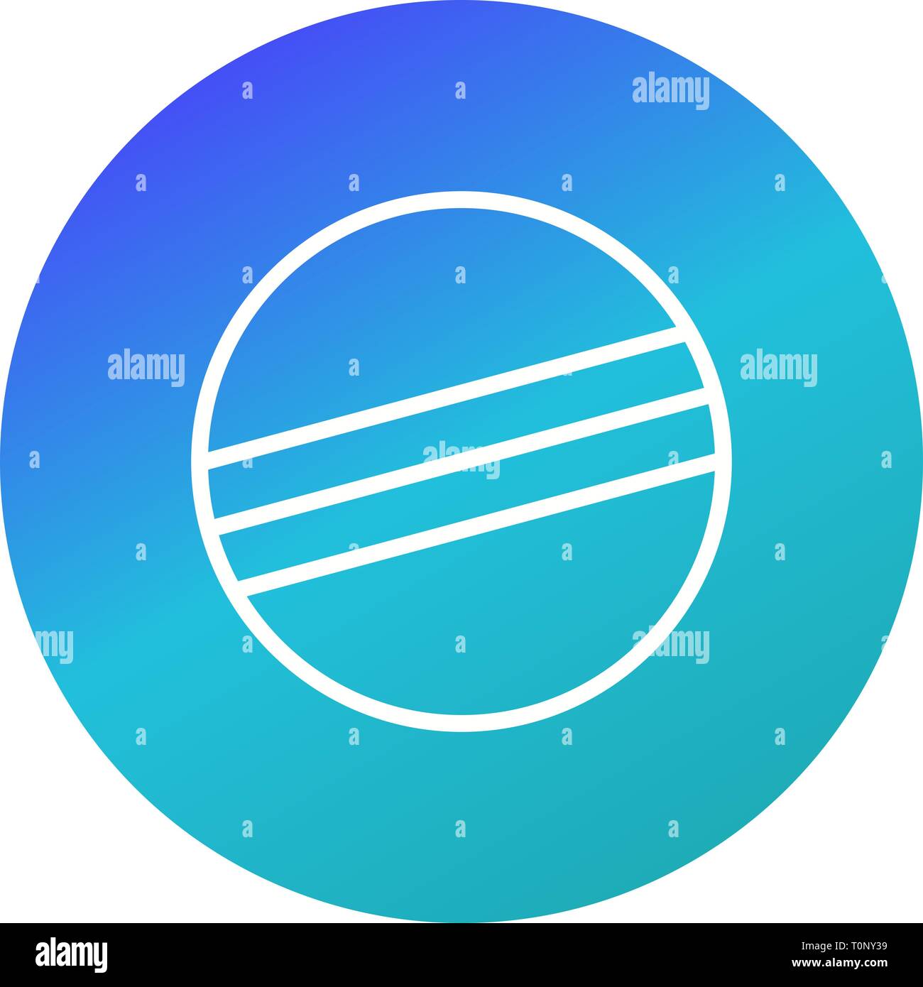 Illustration Eclipse Icon Stock Photo - Alamy