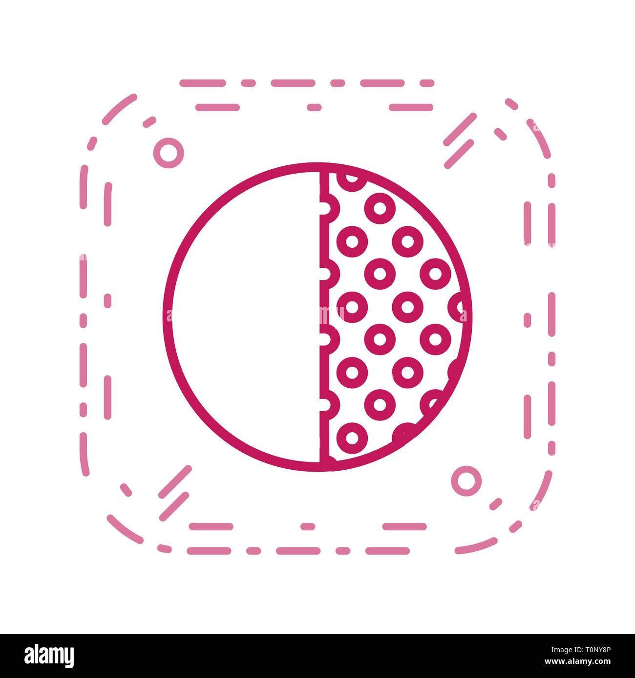 Last quarter moon Cut Out Stock Images & Pictures - Alamy