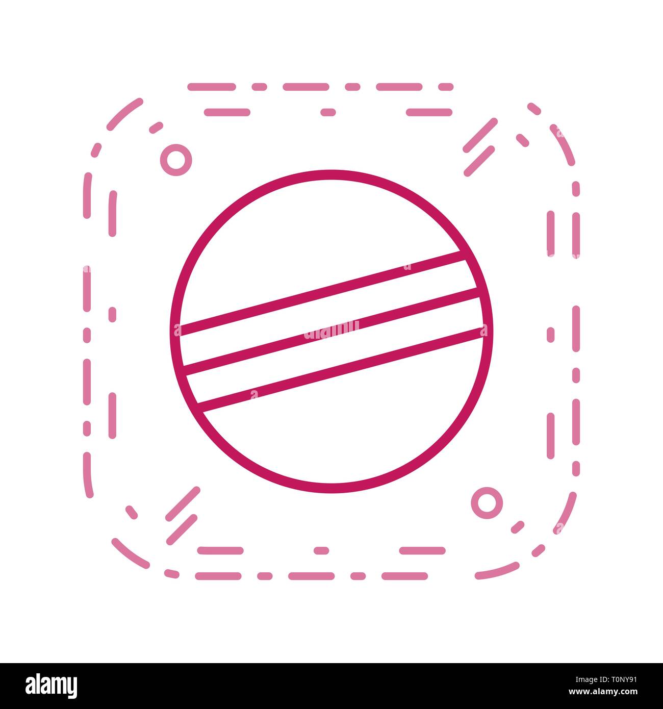 Illustration Eclipse Icon Stock Photo - Alamy