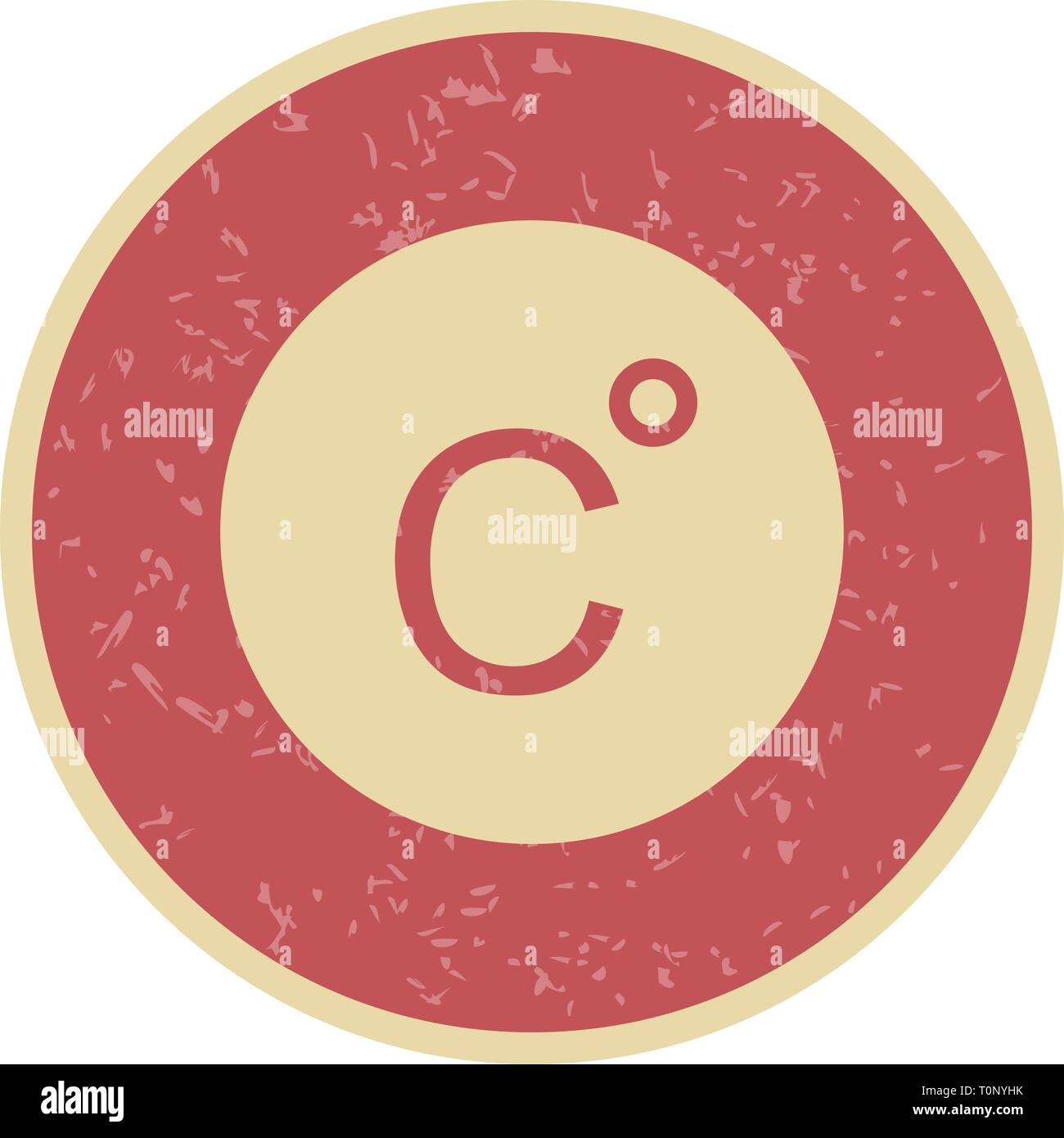 Illustration Celsius Icon Stock Photo - Alamy