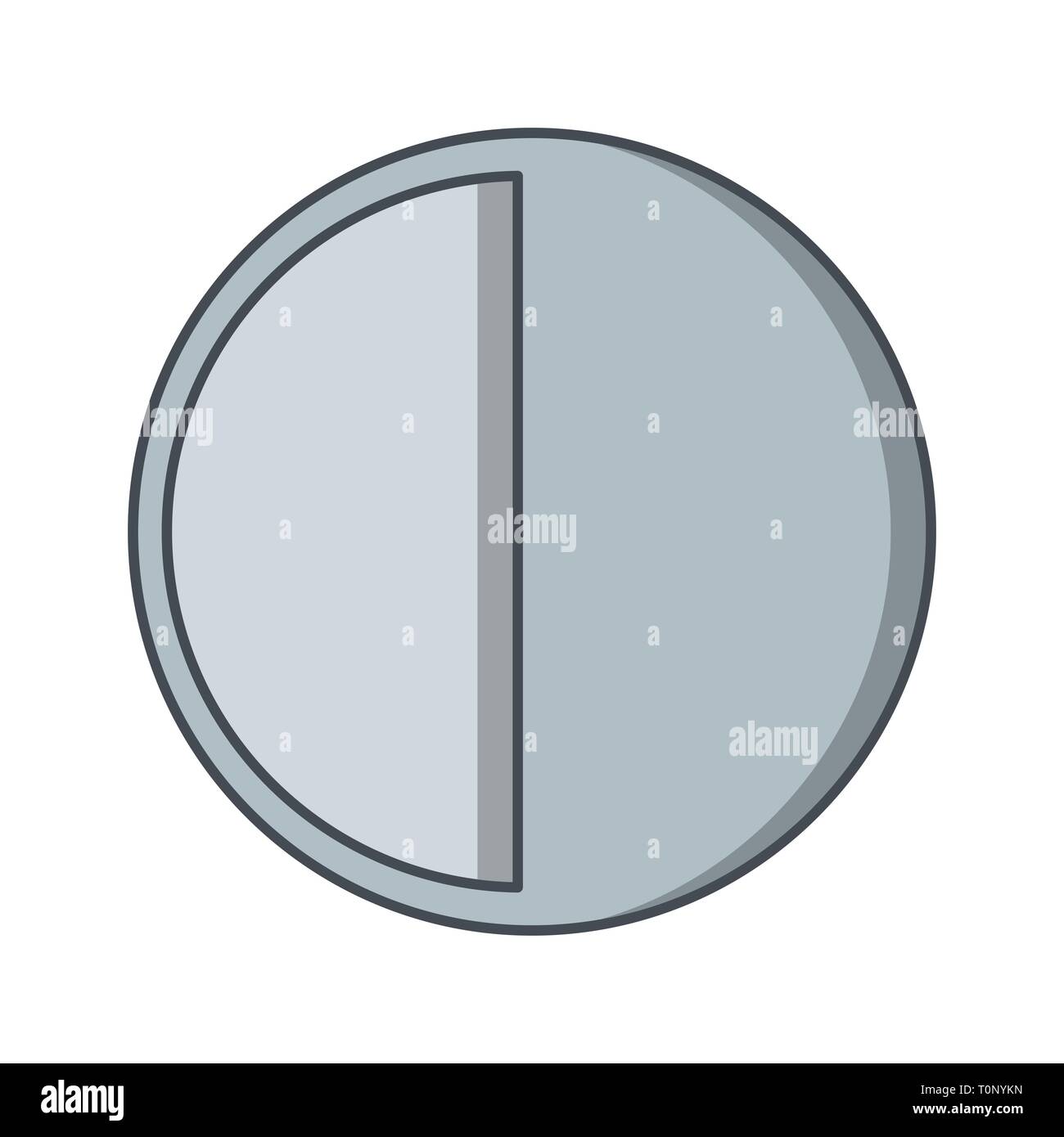 Last quarter moon Cut Out Stock Images & Pictures - Alamy