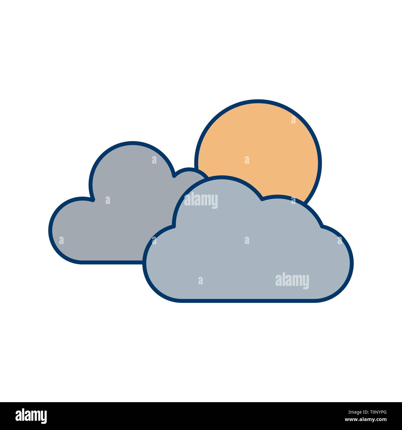Mostly sunny Cut Out Stock Images & Pictures - Alamy